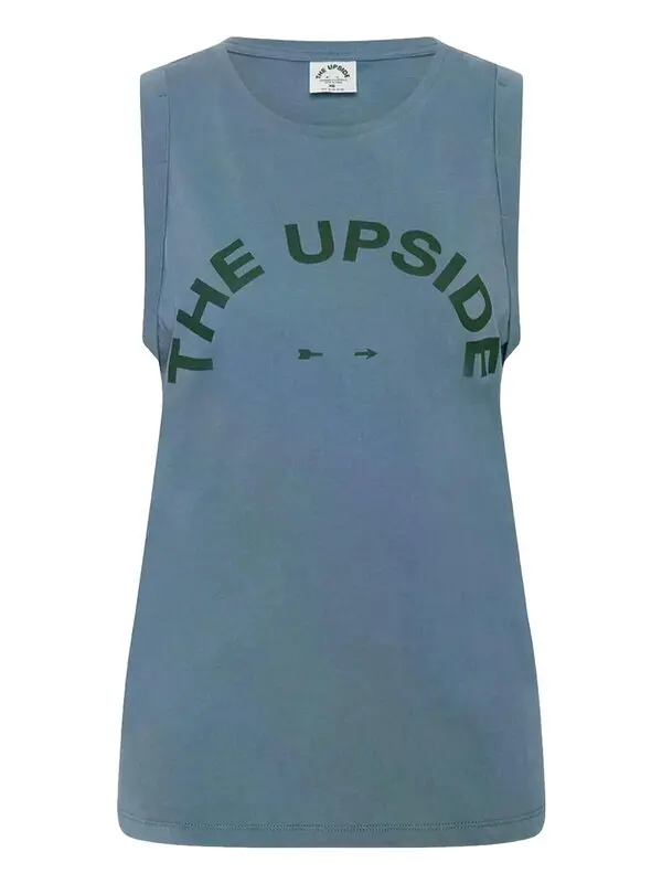 The Upside Jeet Logo Tank Top - Blue