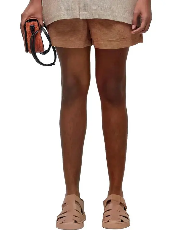 OSKLEN Caiçara Drawstring Shorts - Brown