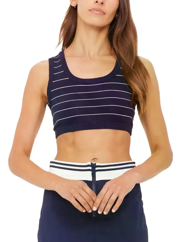 The Upside Astra Solange Striped Top - Blue