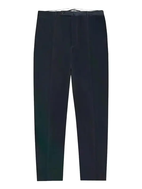 SLOWEAR Cotton Trousers With Belt Loops - Blue