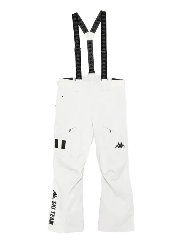Kappa Logo-patch Ski Bottoms - White