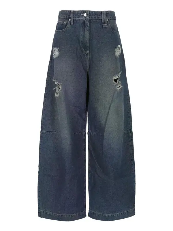 Simone Rocha Distressed Jeans - Blue