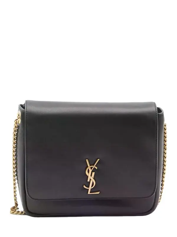 Saint Laurent Kate Leather Cross Body Bag - Black