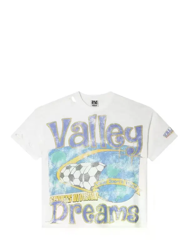 VALE FOREVER Futball Graphic-print T-shirt - White