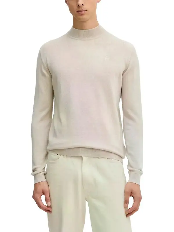 Karl Lagerfeld Mock-neck Sweater - Neutrals