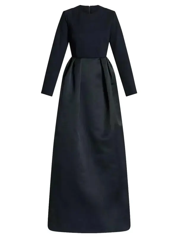 GRETA CONSTANTINE Santi Long-sleeved Maxi Dress - Black