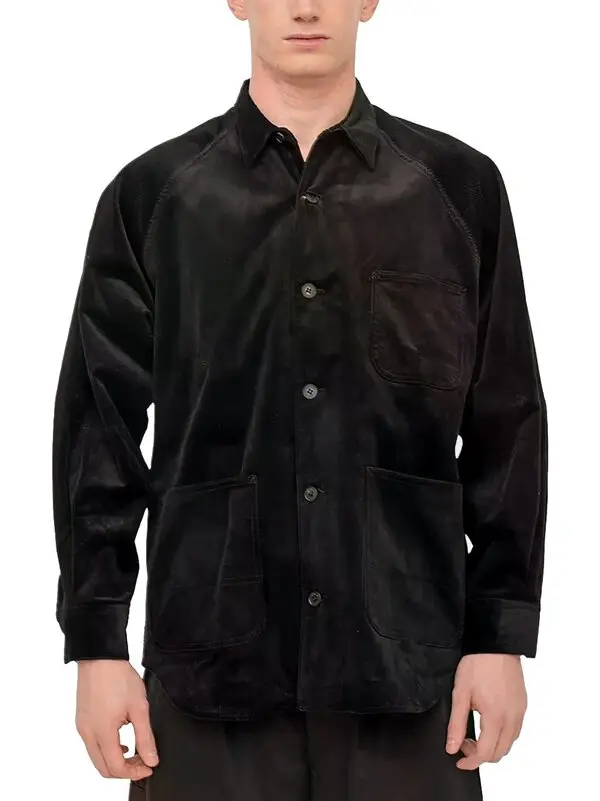 Comme Des Garçons Four-pocket Corduroy Jacket - Black