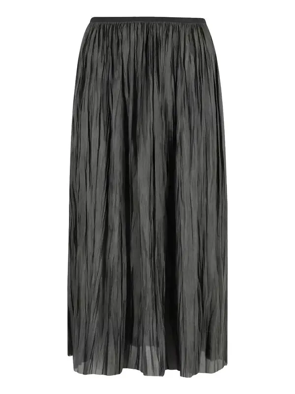 ROBERTO COLLINA Crinkled Midi Skirt - Green