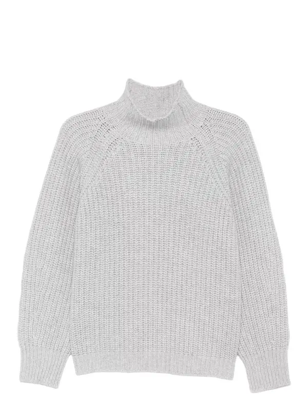 Liviana Conti High-neck Sweater - Grey