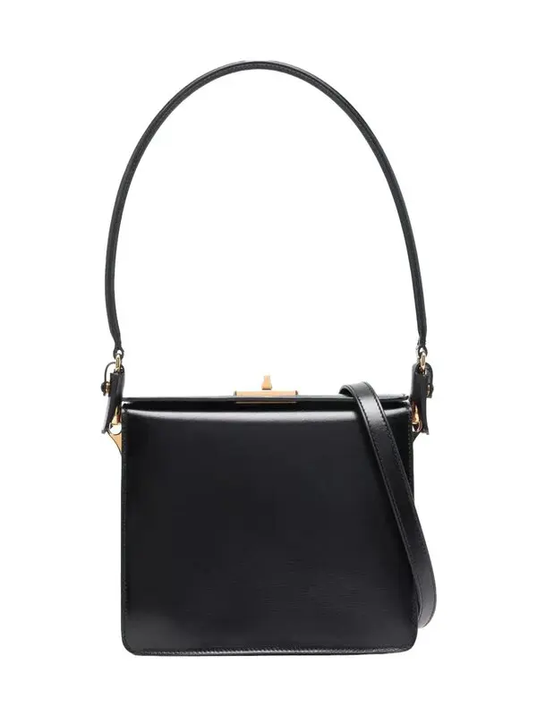 Prada Small Turn-lock Shoulder Bag - Black