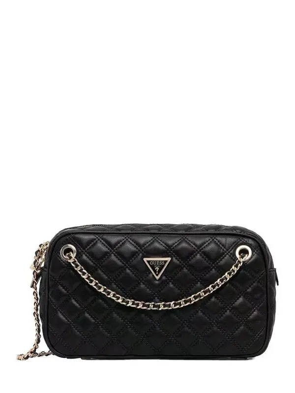 Guess Giully Quilted Shoulder Bag - Black