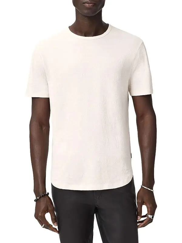 John Varvatos Blaise Textured Tee - Salt