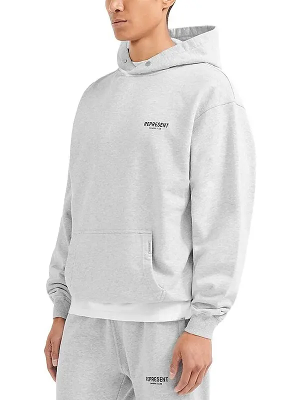 REPRESENT Owners' Club Hoodie - Ash Grey