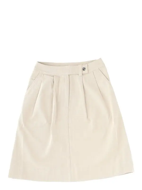 MARGARET HOWELL Midi Skirt - White