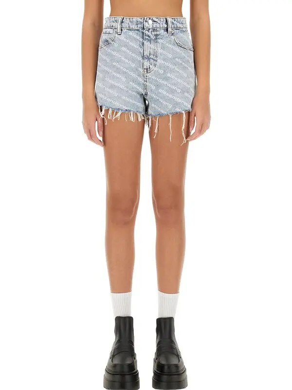 Alexander Wang Bite Shorts - Denim