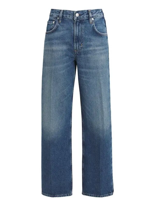 Citizens Of Humanity Lindz Low-rise Straight Jeans - Blue