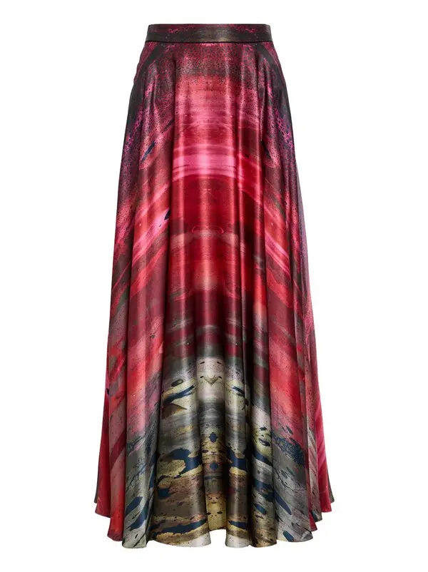 ROKSANDA Ameera Printed Silk Skirt - Multicoloured 1