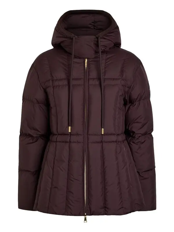 Moncler Estom Padded Shell Jacket - Burgundy