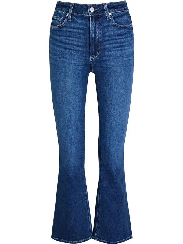 Paige Claudine Flared-leg Jeans - Indigo