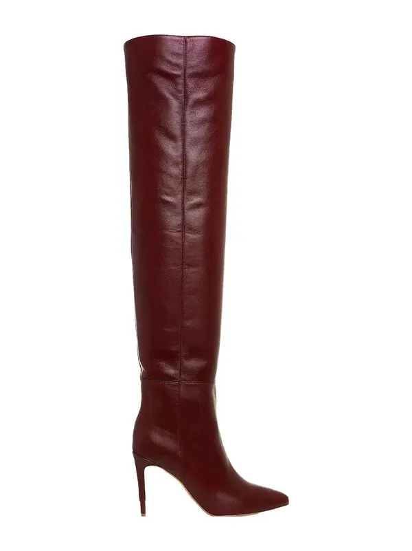 GINISSIMA 95mm Milana Thigh-high Boots - Red