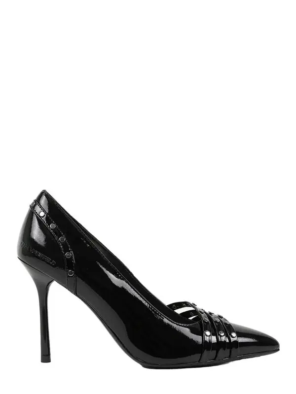 Karl Lagerfeld 105mm Sarabande Studded Pumps - Black