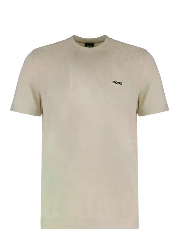 BOSS Logo Short-sleeves T-shirt - Neutrals