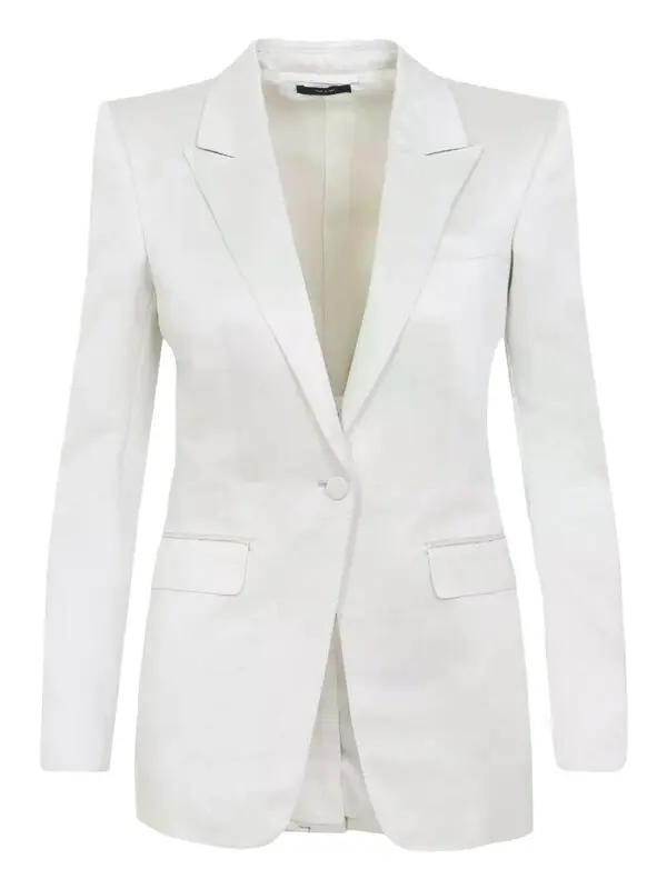 TOM FORD Duchess Single-breasted Blazer - Neutrals