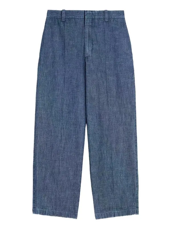 JIL SANDER Belt-loops Trousers - Blue