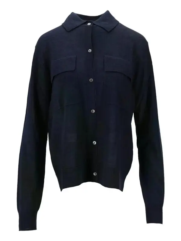 P.a.r.o.s.h Pocket Button Cardigan - Blue