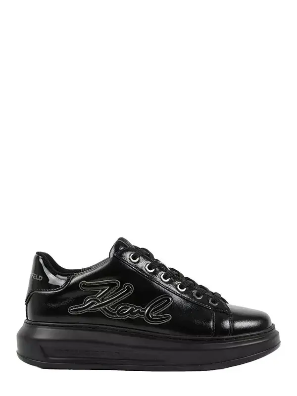 Karl Lagerfeld Signature Kapri Sneakers - Black