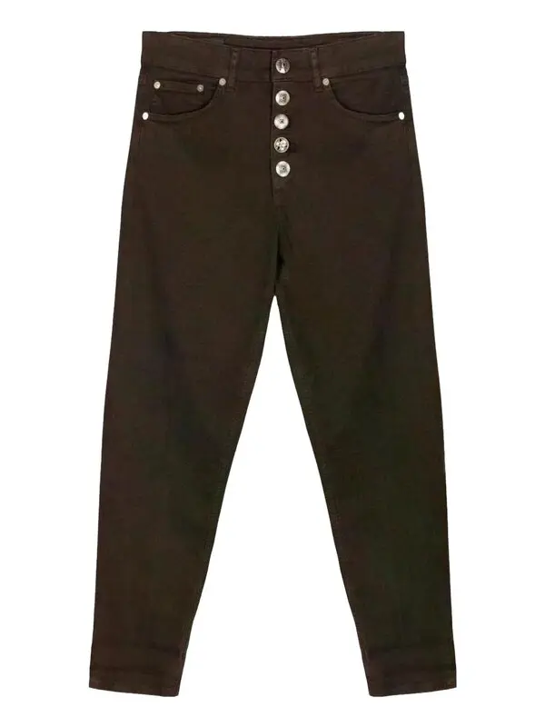 DONDUP Koons Metal-buttoned Jeans - Brown
