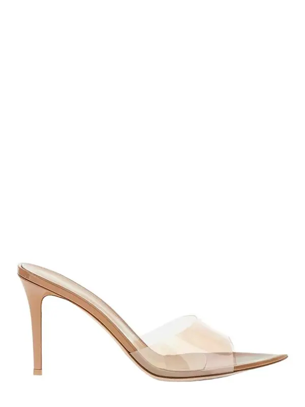GIANVITO ROSSI 85mm Elle Pointed-toe Pumps - Brown