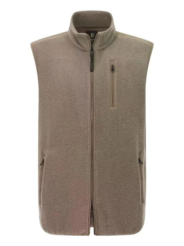 Boggi Milano Full-zip Gilet - Neutrals