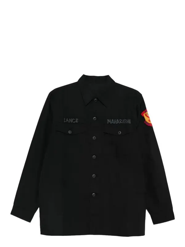 MAHARISHI Panthers Embroidered Shirt - Black