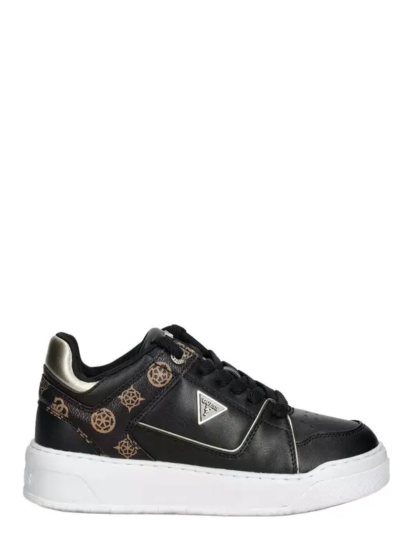 Guess Logo-print Sneakers - Black