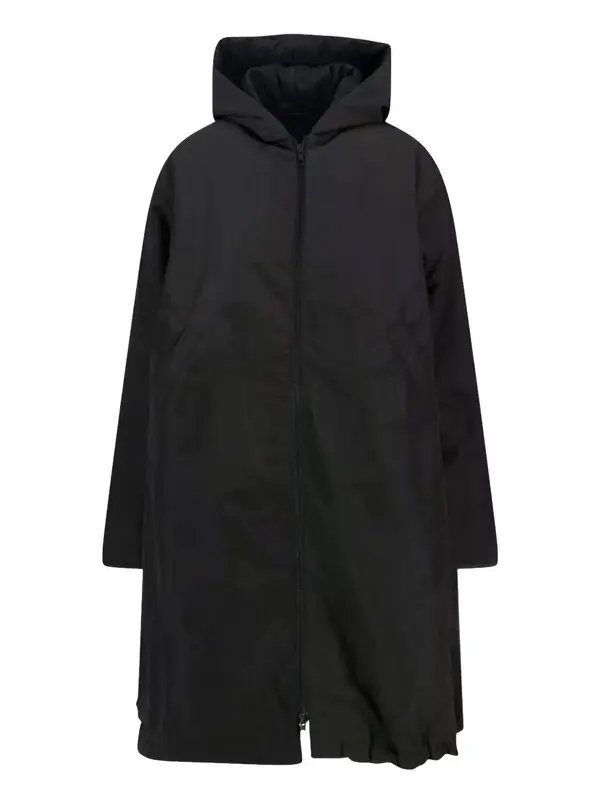 CAP Middle Camelia Hooded Coat - Black