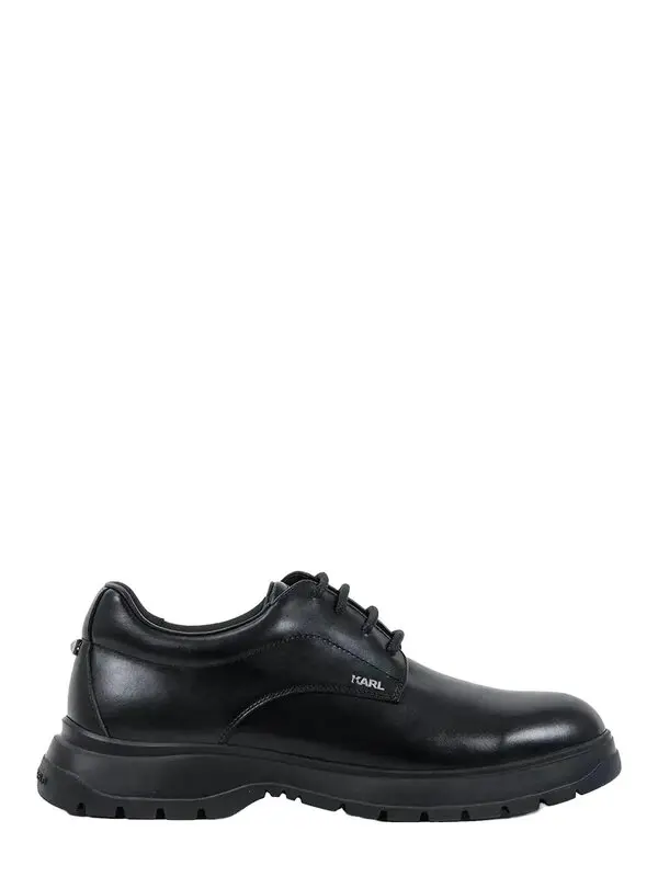 Karl Lagerfeld Magnus Lace-up Derby Shoes - Black