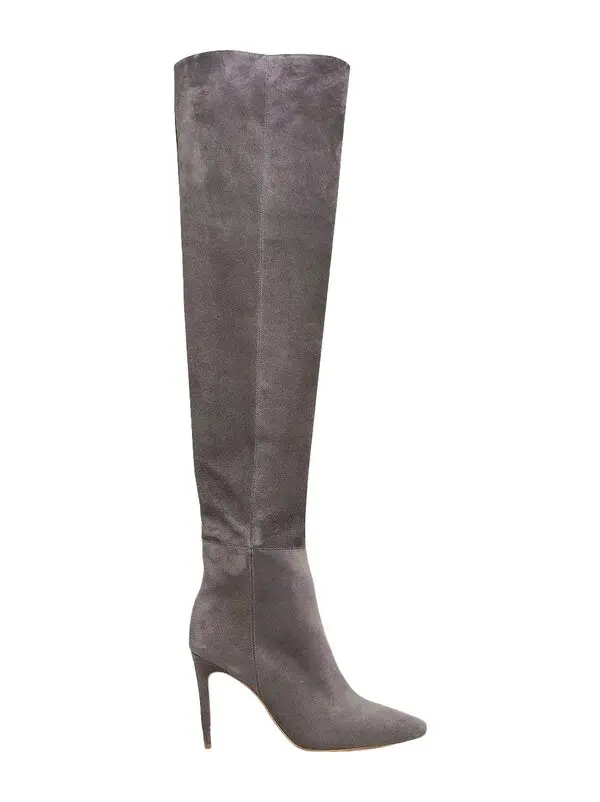 GINISSIMA 95mm Milana Thigh-high Boots - Grey