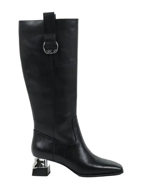 Karl Lagerfeld Kayla Knee-high Boots - Black