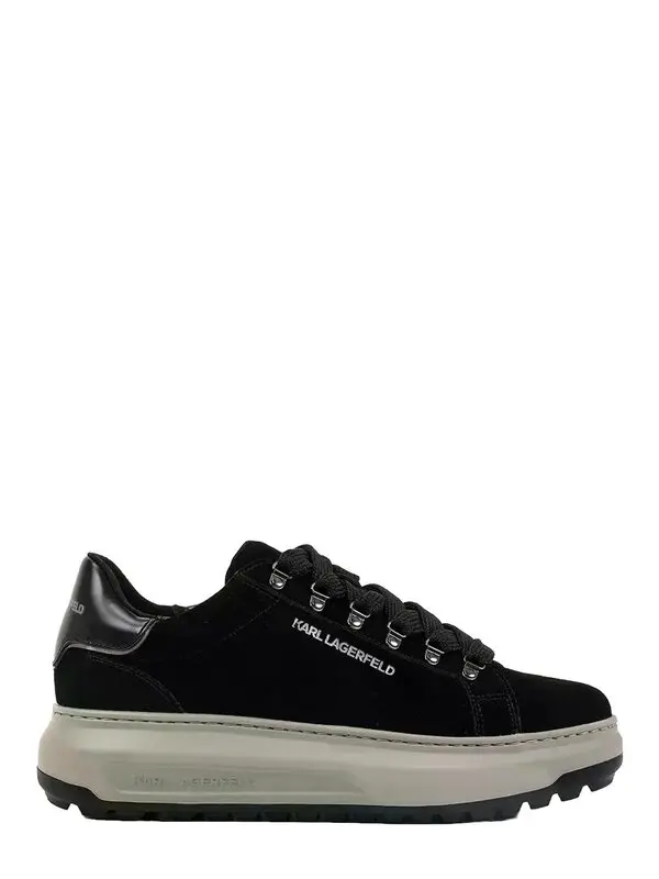 Karl Lagerfeld Kapri Lug Lace-up Sneakers - Black