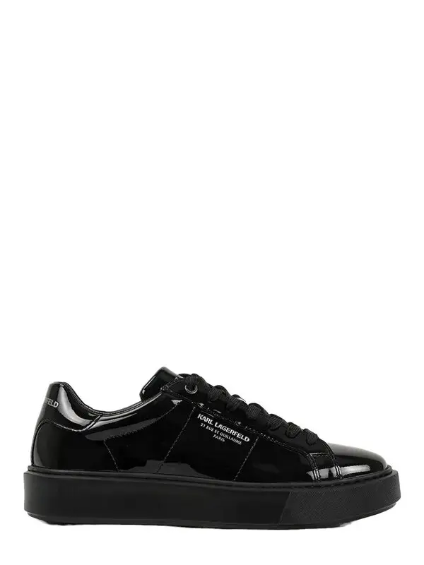 Karl Lagerfeld Logo-lettering Sneakers - Black