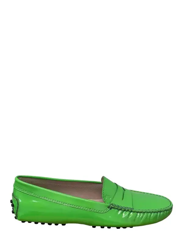TOD'S Gommini Moccasino Loafers - Green