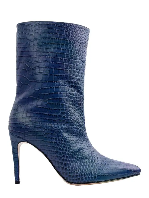 GINISSIMA 95mm Ilona Ankle Boots - Blue