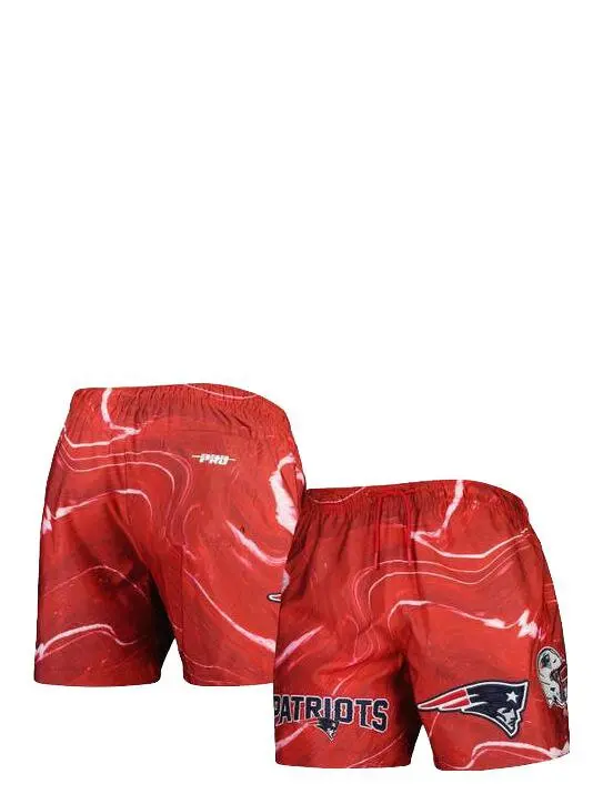 PRO STANDARD New England Patriots Print Shorts - Red