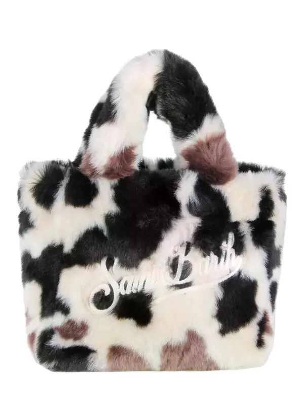MC2 SAINT BARTH Faux-fur Tote Bag - White