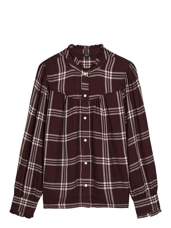 Rails Alanna Plaid Flannel Shirt - Brown