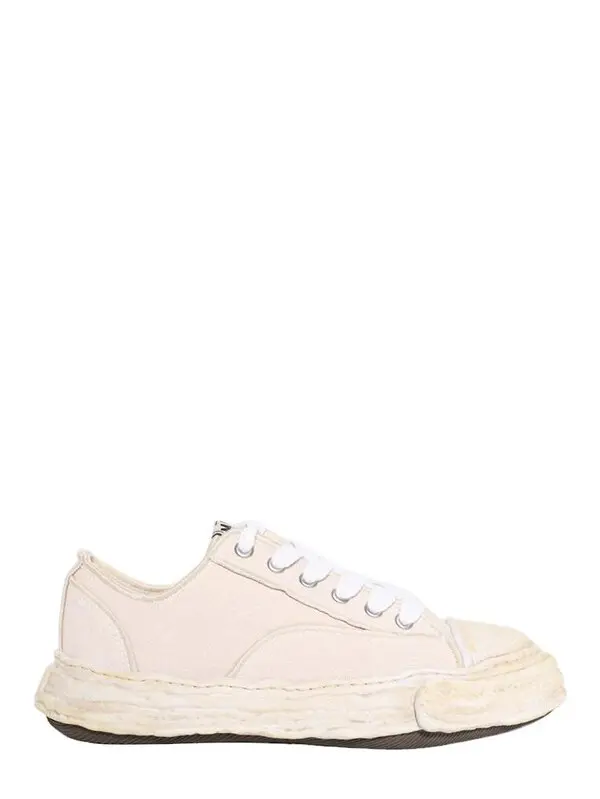 Mihara Yasuhiro Peterson Og Sole Vintage Canvas Low-top Sneakers - Beige