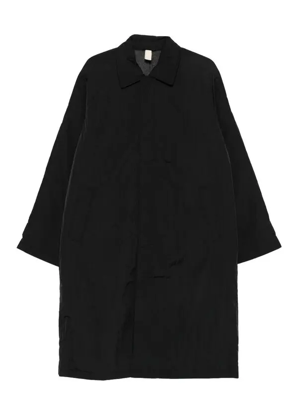 SUNFLOWER Relaxed Nylon Coat - Black