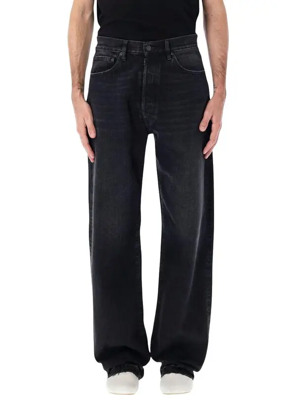 MAISON MARGIELA Faded Straight-leg Jeans - Washed Black