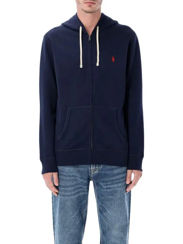 Polo Ralph Lauren Cotton-blend Zip Hoodie - Cruise Navy